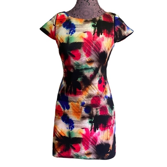 Milly | Dresses | Milly Sz 2 Artist Curator Graffiti Dress | Poshmark